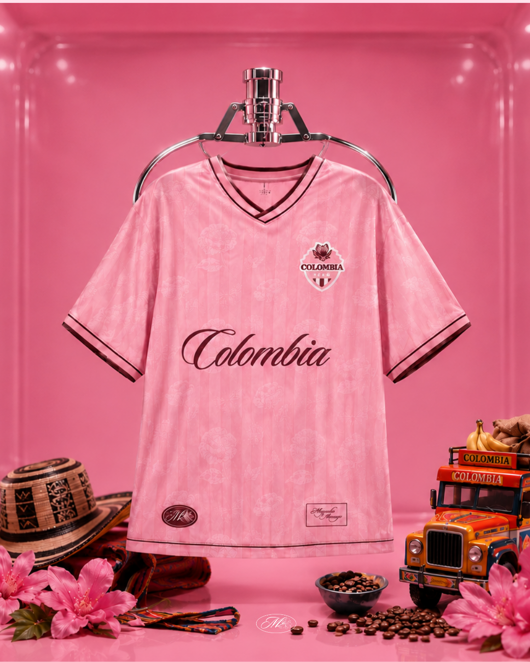 Camisa de Colombia La Flor y el Café Dulce | Magnolia Morango